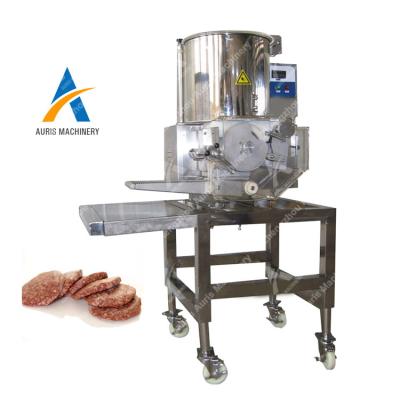 China Mini Burger Patty Machine Automatic Meat Cutlets Hamburger Patty Making Machine for sale