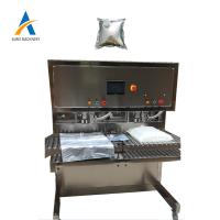 China SUS304 Semi Automatic Food Packing Machine Wine Bag BIB Filler for sale