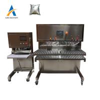China SUS304 Semi Automatic Food Packing Machine Wine Bag BIB Filler for sale