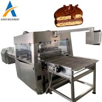 China Food Grade Stainless Steel Chocolate Candy Bar Enrobing Machine Chocolate Coating Machine for sale