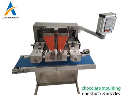 China 6PCS Min Chocolate Pouring Machine 304ss Coating Chocolate Depositing Line for sale