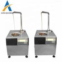 China full automatic small chocolate temperature adjuster black  hot selling chocolate making dipper machine for dessert shops for sale