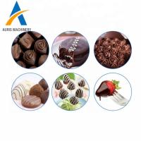 China full automatic small chocolate temperature adjuster black  hot selling chocolate making dipper machine for dessert shops for sale