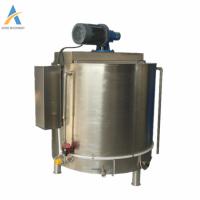 China Cocoa Butter Melting Tank 500kg H Tempering Chocolate Enrobing Line for sale