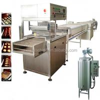 China Nuts Tempering Chocolate Making Machine 150kg Per Hour Snack Enrobing Machine for sale
