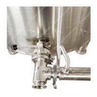 China 500L Tilting Chocolate Refiner Grinder Chocolate Making Machine Vertical Chocolate Ball Mill for sale