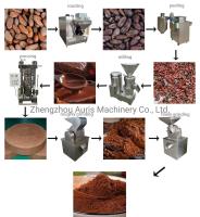 China Milling Cocoa Powder Production Line 200kg Powder Maker Machine for sale