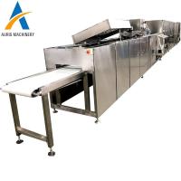 China Sss304 Automatic Chocolate Coating Machine Cooling Tunnel Candy Enrober for sale