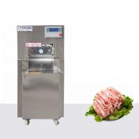 China Frozen Beef Roll Pieces Cutter Machine Chilled Mutton Chopping Freezing 550w for sale