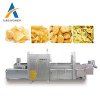 China SUS304 Fryer Machine For Small Crispy Potato Chips Meat Continuous Frying Line for sale