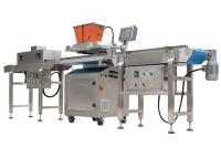 China 2d/3d One Shot Double Colors Chocolate chips Making Machine Chocolate Depositing dispenser for sale