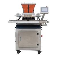 China 2d/3d One Shot Double Colors Chocolate chips Making Machine Chocolate Depositing dispenser for sale