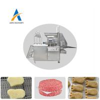 China Chicken nuggets and beef burger processing Industrial automatic meat steak press raw patty forming bread making machine for sale