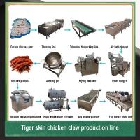 China Chicken feet processing Line factory direct sales chicken toenail trimming machines boneless chicken feet for sale