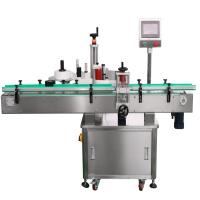 China Automatic sticker bottle labeling machine bottle label applicator for plastic glass containers for sale