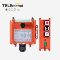 China 2 Keys Telecrane F21-2S Push Button Hoist Winch Wireless Crane Remote System for sale