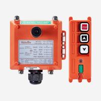 China 2 Keys Telecrane F21-2S Push Button Hoist Winch Wireless Crane Remote System for sale