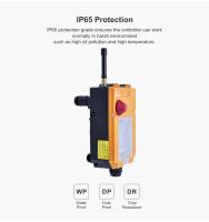 China Telecontrol Industrial Radio Remote Control 8 Dual Wireless Remote Control Eot Crane for sale