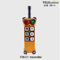 China F26-C1 Industrial Radio Remote Control Hoist Crane FCC 6 Single Speed Keys for sale