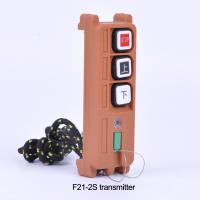 China Telecrane F21-2S Telecrane Remote Control For Electric Hoist 2 Keys Single Step for sale
