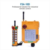 China Industrial Telecrane Remote Control F24-10D Radio Control Remote For Crane Electric Hoist for sale