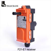China AC48V 110V TELEcrane F21-E1B Manual 6 Single Industrial Radio Remote Control for sale