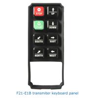 China Telecontrol Silica Gel Crane Radio Remote Control F21-E1B Push Button Keypad In English Symbols for sale