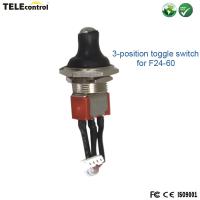 China Telecrane Remote Control Spare Parts 3 Position Toggle Switch With Waterproof Cap for sale