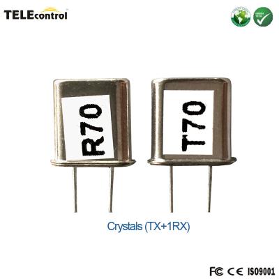 China Telecrane key pad radio remote control crystals frequency quartz for sale
