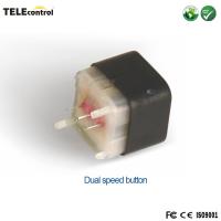 China Telecontrol telecrane key radio remote controllers dual speed push buttons for sale