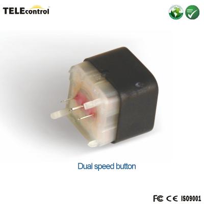 China Telecontrol telecrane key radio remote controllers dual speed push buttons for sale