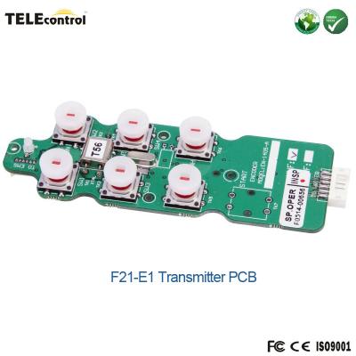 China Telecontrol industrial remote controller  F21-E1 transmitter PCB main board for sale