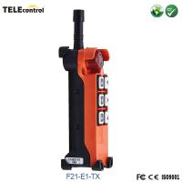 China telecontrol 6 single speed pushbuttons crane remote controller A21-E1 Transmitter for sale