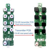China Telecontrol remote control F24-8D transmitter main board PCB wiht 8 dual speed keys for sale
