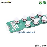 China YUDING 6 push buttons Crane remote control system F24-6D-TX transmitter emitter main PCB for sale