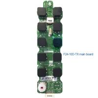 China Telecontrol F24-10D industrial remote control system emitter main board with 10 dual speed buttons for sale