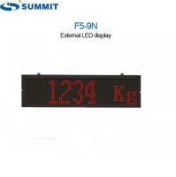 China Large Digital Display Board 7 Segments 9 Digits Crane Hoist Load Weighing Scoreboard for sale