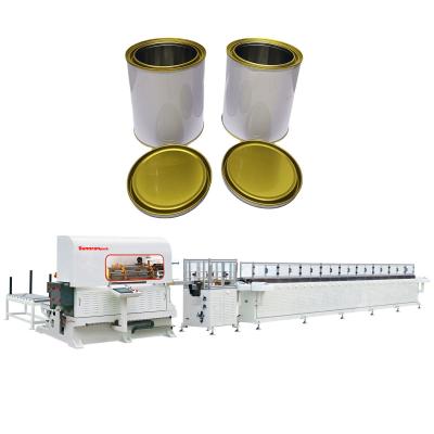 China OEM Automatic Tin Can Welding Line 2500KG Paint Can Making Machine for sale