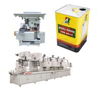 China 40CPM 60KW Full Auto Production Line For 18-20L Square Cans for sale