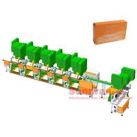 China 1.5Kw PLC Decorative Tin Box Making Machine For Tea Can Cover for sale