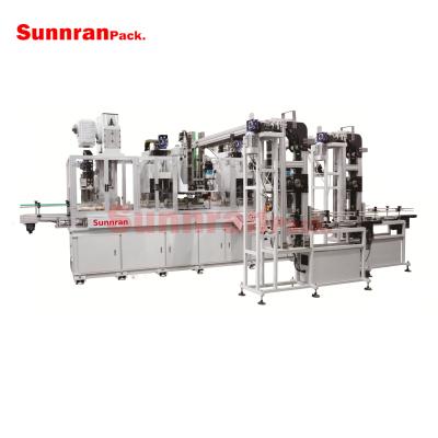 China 60 CPM Fully Automatic Rectangular Can Making Line Expanding Flanging Seaming Machine for sale