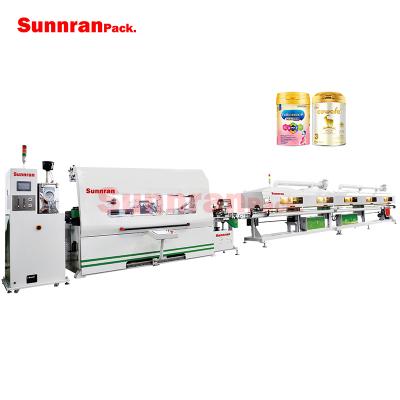 China Fully Automatic Can Welding Line Powder Coating Machine and Induction Oven with 360 cans/min Production Capacity, Smart Digital Control, and Dual-Language HMI for Round and Rectangular Cans for sale
