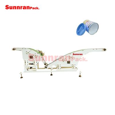 China V-Shape Vertical Can Conveyor Widely Used in Many Fields for sale