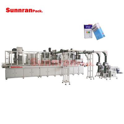 China Fully Automatic Production Line for Small Rectangular Cans with the Capacity of 60 Cans/min for sale