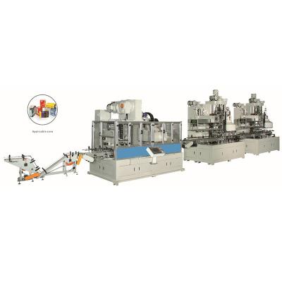 China Fully Automatic 1-5L Rectangular Can Making Line Capacity 70 Cans/min for sale