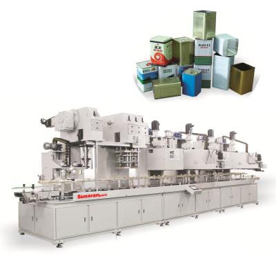 China 18L Square Tin Can Making Machine with 30-42 CPM Speed and T2 T3 Tinplate Hardness CE Certified for sale