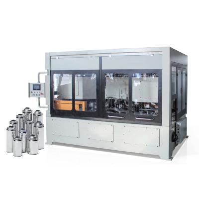 China Automatic Spray Can Production Line 4-Station 45-73mm Diameter 400 CPM Speed for Tinplate Containers for sale