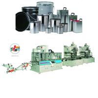China Full Automatic 1-5L Rectangular Can Body Production Line Making Machine 30-35CPM for sale