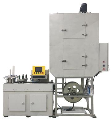 China Rectangular Square Can Lid Curling Compound Lining Machine 14-35Kw 35-60EPM for Tin Can Manufacturing for sale