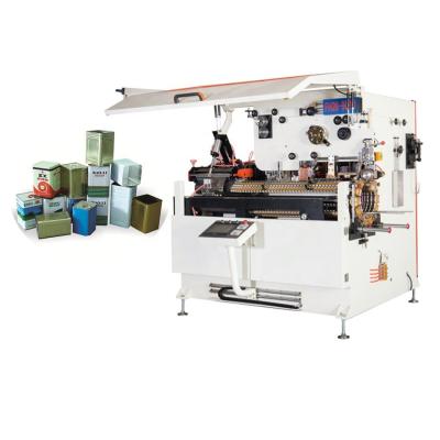 China High Speed Rectangular Can Making Line 80 CPM 380V Square Can Production Machine for sale